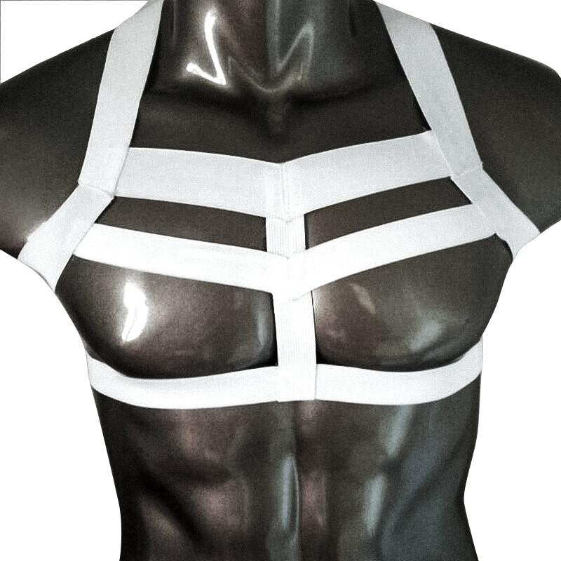Sexy Mens Body Chest Harness Belt Seduction Uniform Thigh Suspender ...