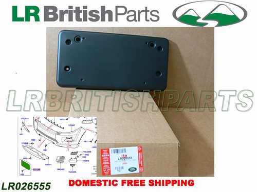 GENUINE LAND ROVER FRONT LICENSE PLATE RANGE ROVER EVOQUE 12-15 ...