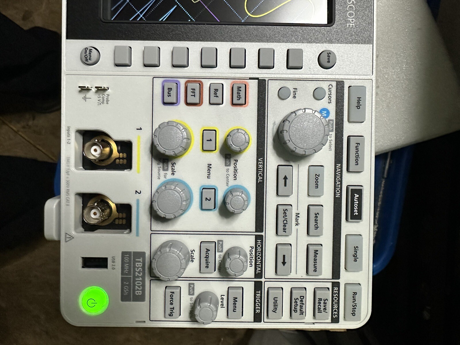 Tektronix TBS2102B Digital Oscilloscope 100MHz NEW, Open Box | eBay