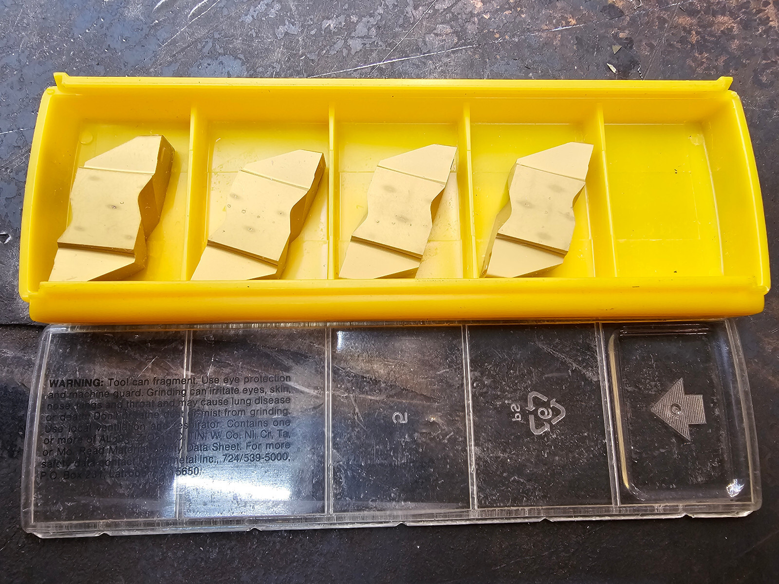 Qty 4 Kennametal NG4250LK NG 4250LK 1114854 KC850 Grade Carbide Inserts ...