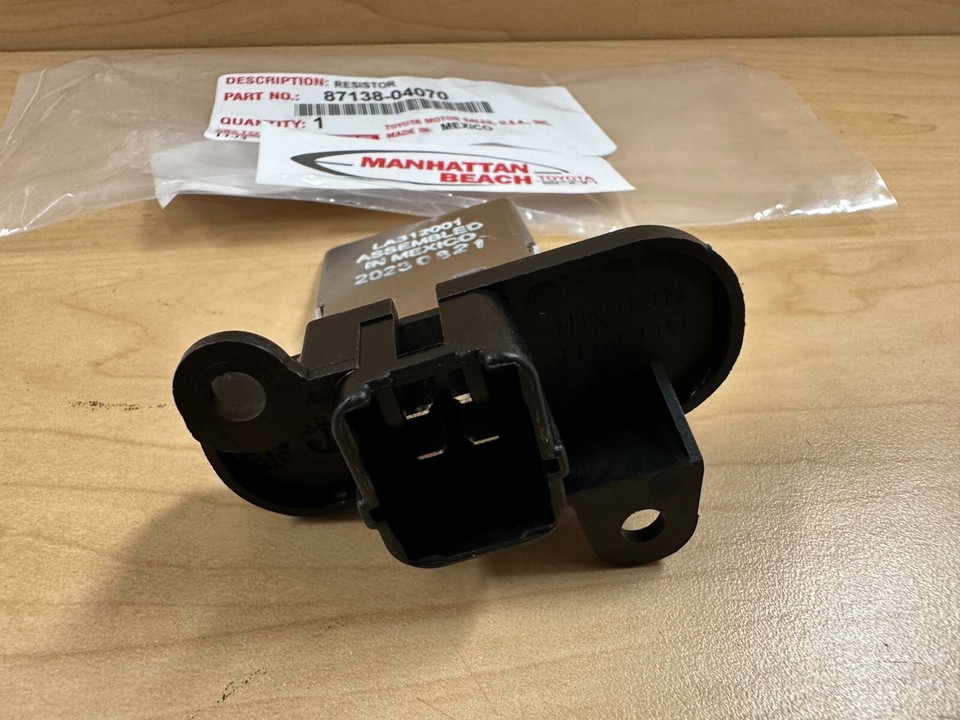 2005-2023 TACOMA HEATER / A/C BLOWER MOTOR RESISTOR 87138-04070 NEWEST ...