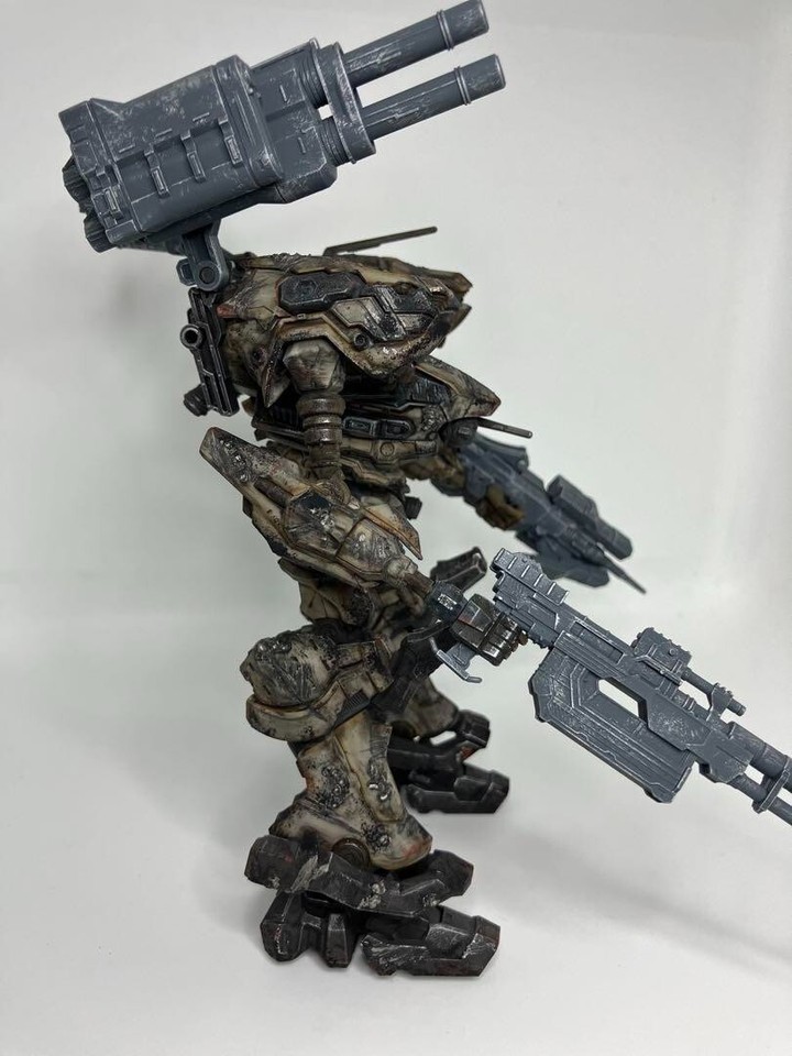 Armored Core Nightfall Steel Haze Weathring Painted SET 30MM BANDAI ...