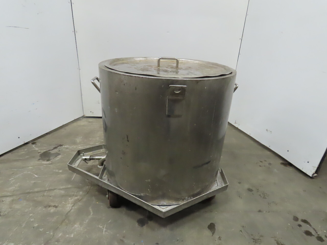 Stainless Tank 110 Gallon Heated Water Jacketed Tank W/Heater & Lid ...