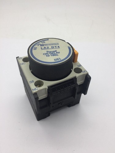 Telemecanique LA2 DT4 Time On Delay 10-180s LA2 DT4 Timer Delay Block ...