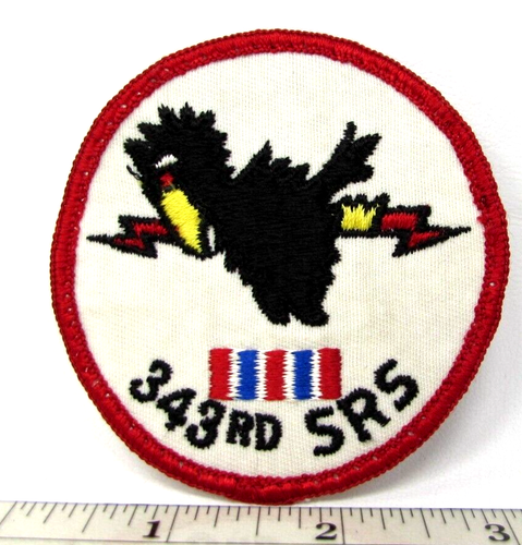 Vintage USAF 343rd Strategic Reconnaissance Squadron SRS Jacket Patch ...