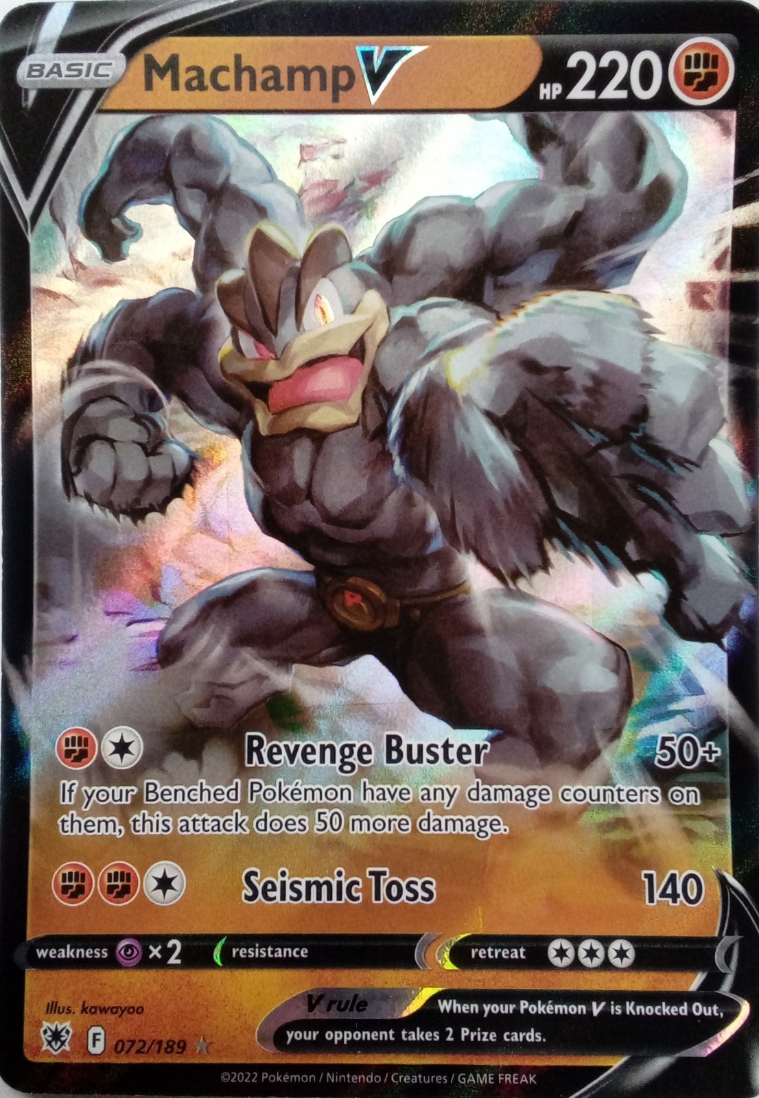 072/189 MACHAMP V ULTRA RARE ASTRAL RADIANCE POKEMON CARD | eBay