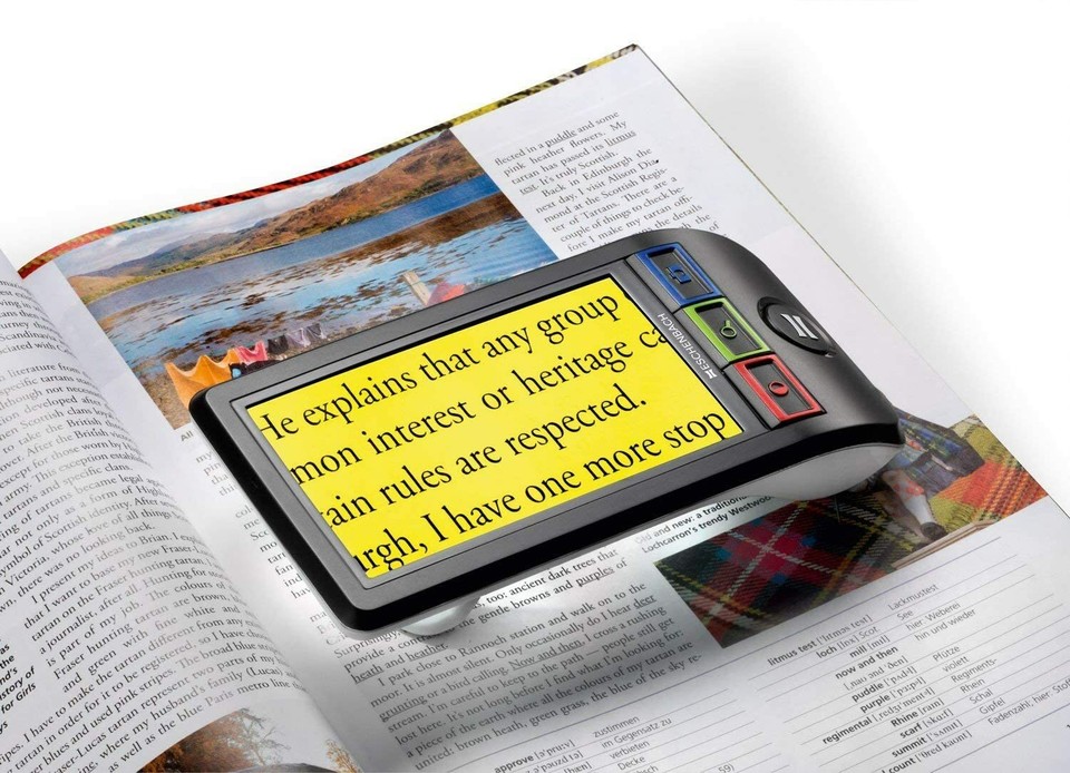 Eschenbach SmartLux Digital Portable Magnifier Handheld HD Video ...