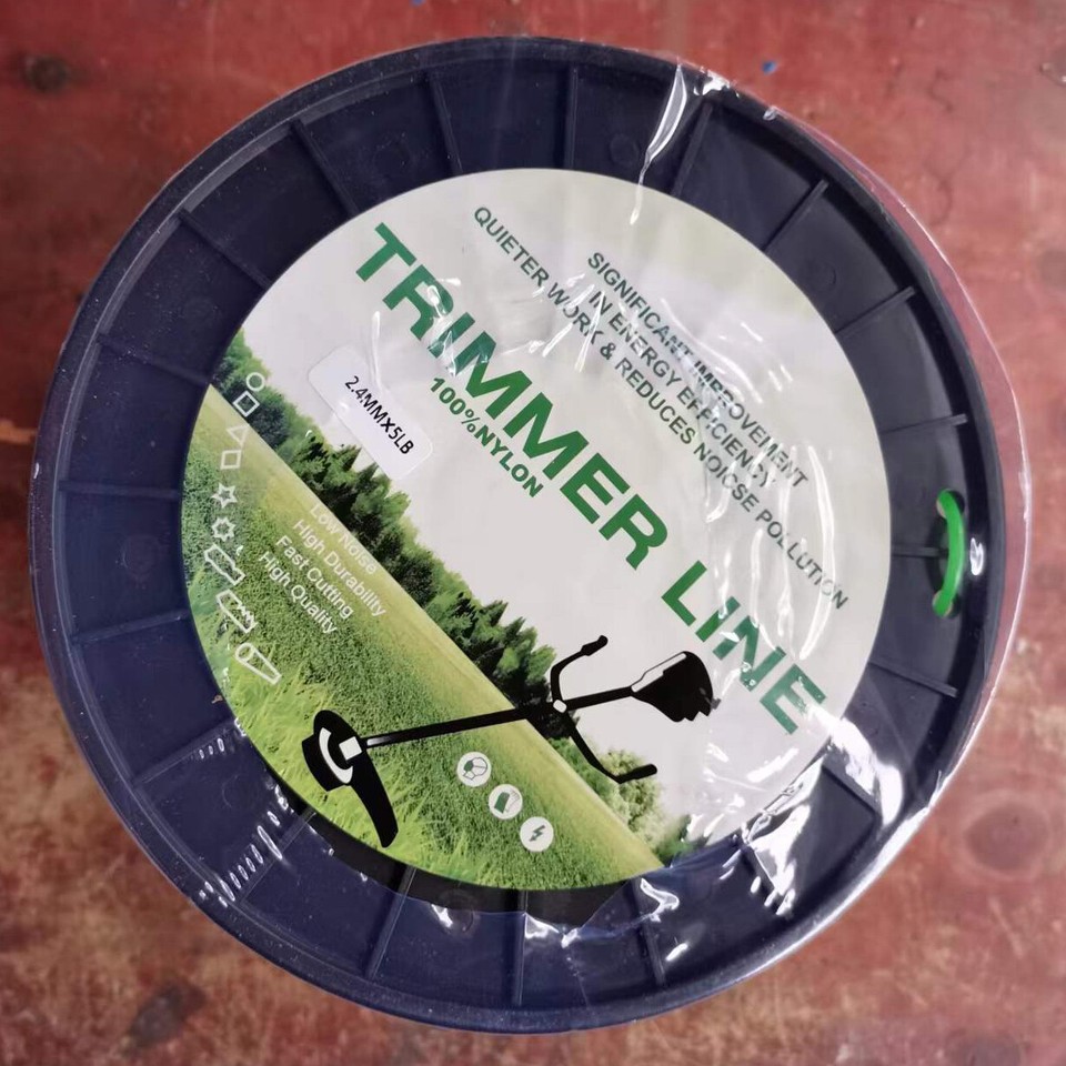 5lb .095 Heavy Duty Nylon Square Commercial String Trimmer Line Weed ...