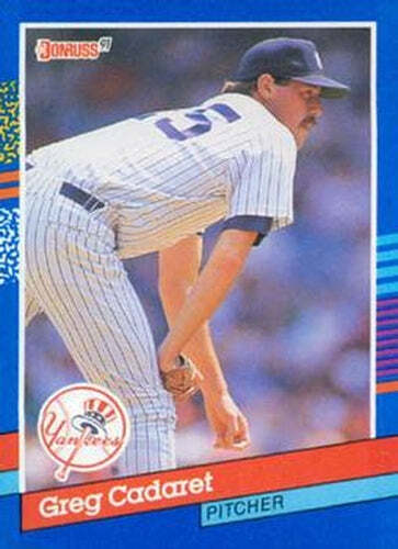 #236 Greg Cadaret - New York Yankees - 1991 Donruss Baseball | eBay