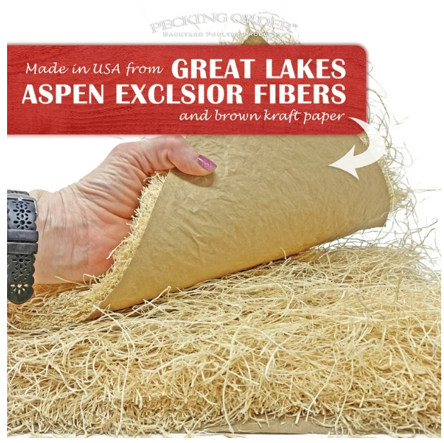 Pecking Order Nest Box Pads 10 Packs, Made with Great Lakes Aspen ...