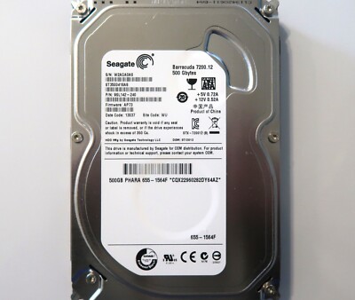 Seagate ST3500418AS 9SL142-240 AP73 Wu (W2A) Chine 3.5 " 500gb SATA HDD ...