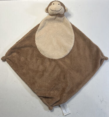 Angel Dear Brown Monkey Knotted Lovey Security Blanket CL00 | eBay