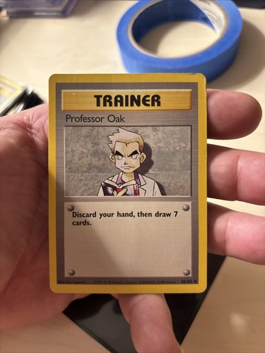 Trainer Professor Oak Pokemon Card 88/102 1a | eBay