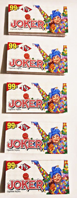 5x Joker 1 1/2 Rolling Papers *Best Price* DISCOUNTS *FREE USA SHIPPING ...