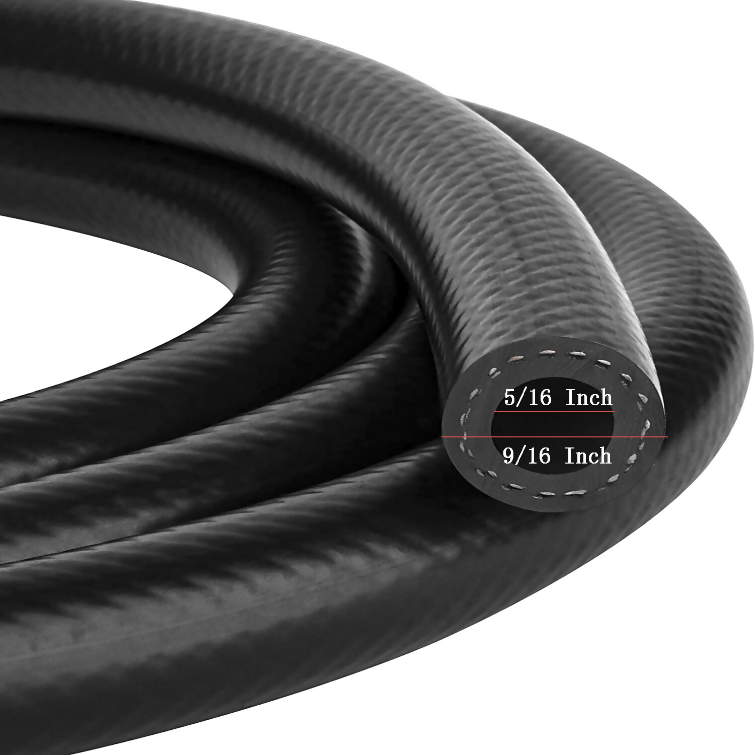 Nitrile Rubber (NBR) EFI Fuel Injection Line Fittings Flexible Gas Hose ...
