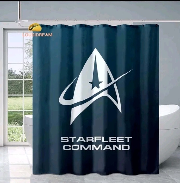Star Trek Shower Curtain Star Trek Transporter Room Bathroom Shower