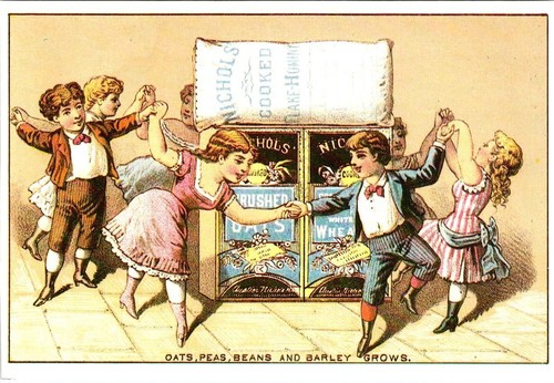 Repro Advertising NICHOLS' COOKED FLAKE-HOMINY Sing & Dance 1985 4X6 ...