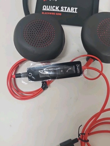 Plantronics C5200 Poly Quick Start Blackwire Noise Cancelling with Mic ...