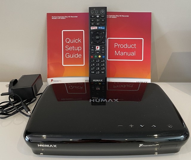 Humax FVP-5000T Freeview Play HD TV Recorder 1TB - Black for sale ...