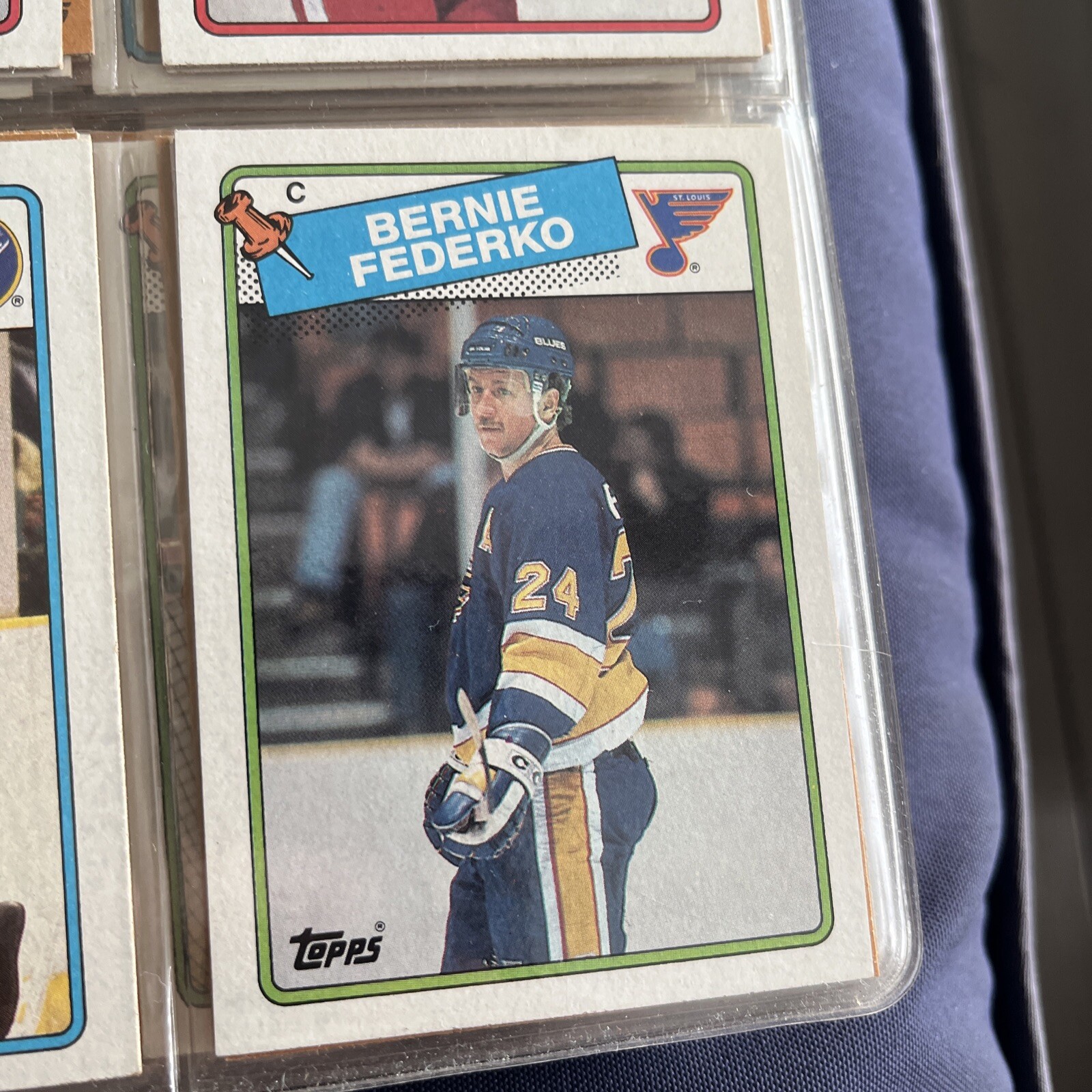 1988-89 Topps Blues Hockey Card #81 Bernie Federko | eBay