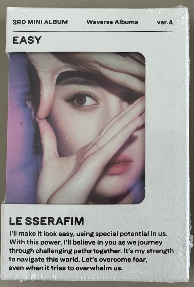 LE SSERAFIM 'EASY' 3rd Mini Album COMPACT WEVERSE ver. (New/Sealed) | eBay