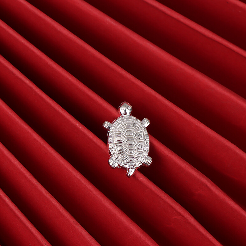 Money Turtle Small Golden Tortoise Guarding Praying Lucky Wealth Home ...