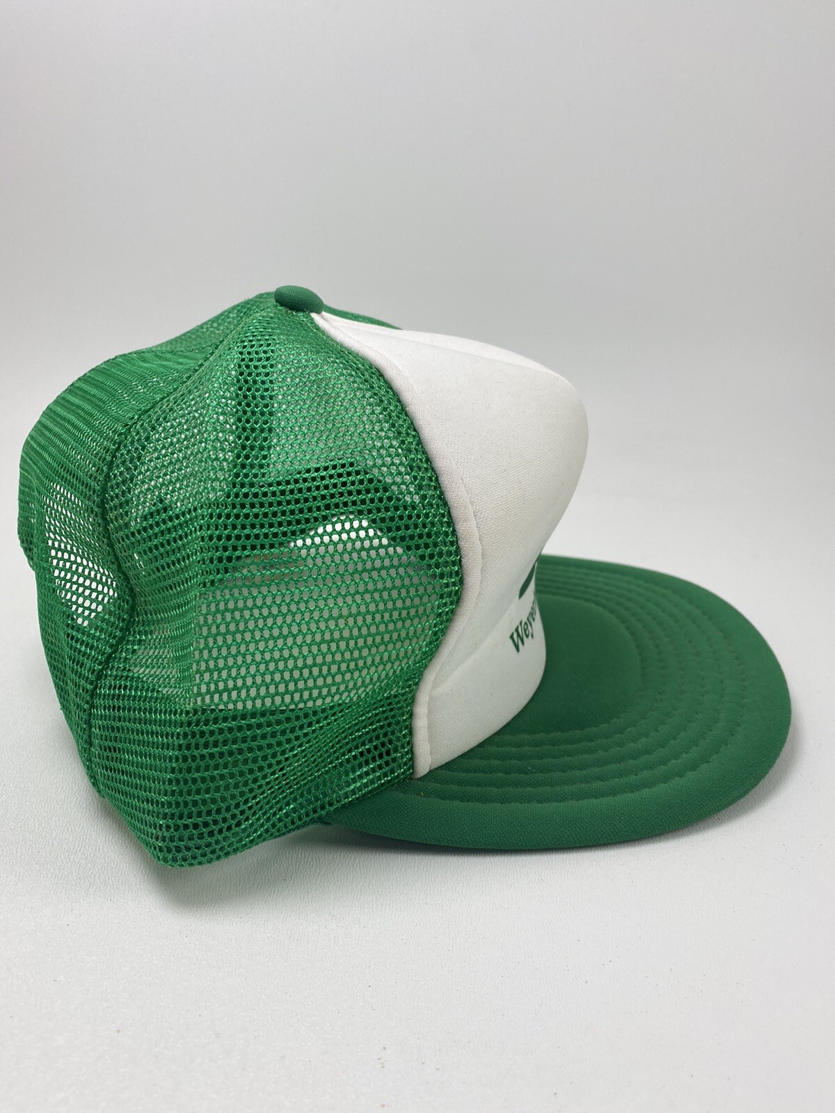 Vintage 1980's Weyerhaeuser Hat, Mesh Forest Sustainability Snapback ...