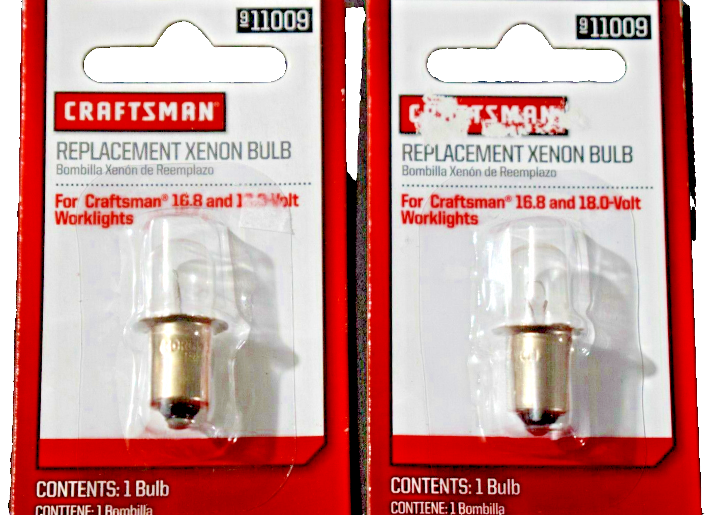 (2) Craftsman Replacement Xenon Bulbs Work lights 911009 | eBay