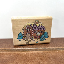 Rubber Stampede Gingerbread House A507D Rubber Stamp for sale online | eBay