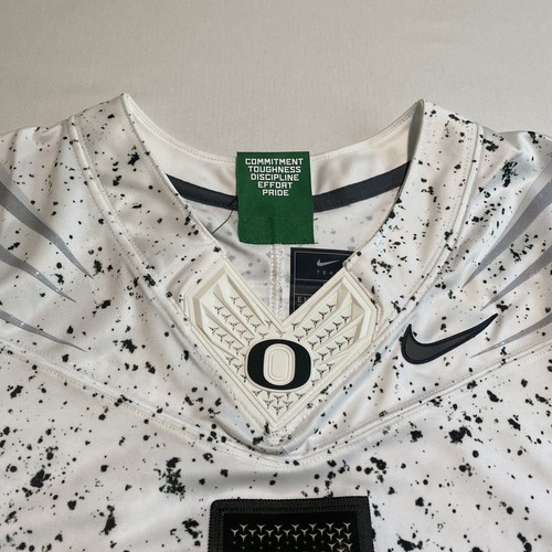Nike Oregon Ducks Football Eggshell White Jersey #1 Men’s Size Medium ...