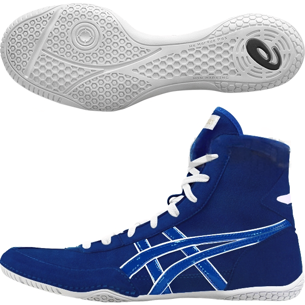 Asics Wrestling Shoes Successor to EX-EO special order Blue x Blue x ...