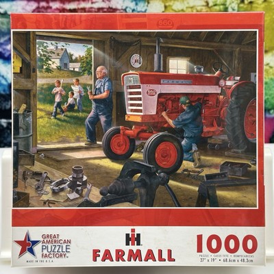 FARMALL 1000 pc. Jigsaw Puzzle Forever Red Great American Puzzle ...