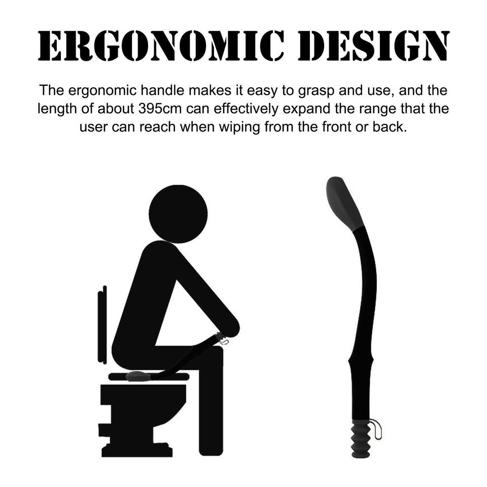 Long reach anti-slip toilet paper wiping aid, self wiping⛄ | eBay UK