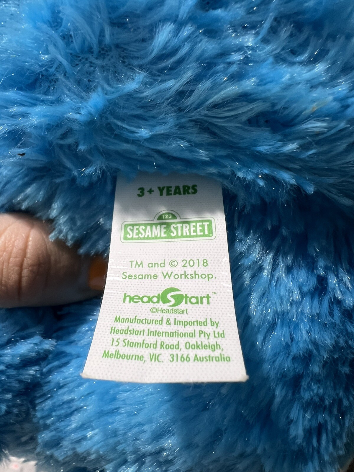 Sesame Street-Cookie Monster soft plush toy (press tummy talks) | eBay