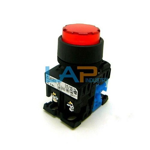 1PCS NEW FOR FUJI Round head with light button switch AR22EOL-10E3R RED ...