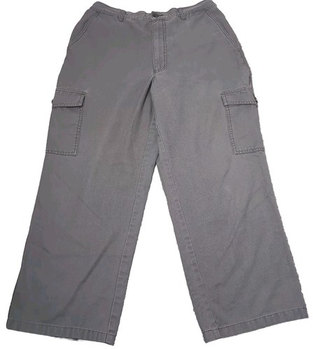 David Taylor Men’s Pants 36x25 HEMMED Grey With Pockets | eBay