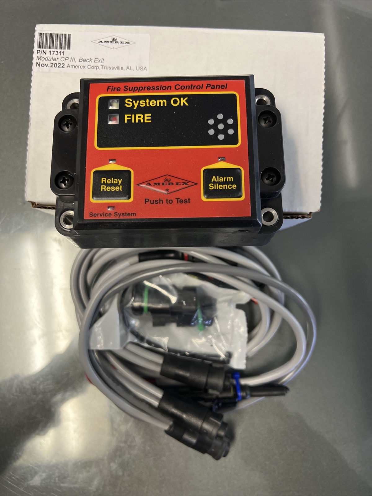 Amerex Remote Display and harness 17311 17310 modular cp III black exit ...