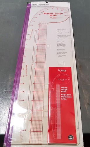 Dritz Styling Design Ruler 4 Rulers in 1 Altering Patterns Garments ...