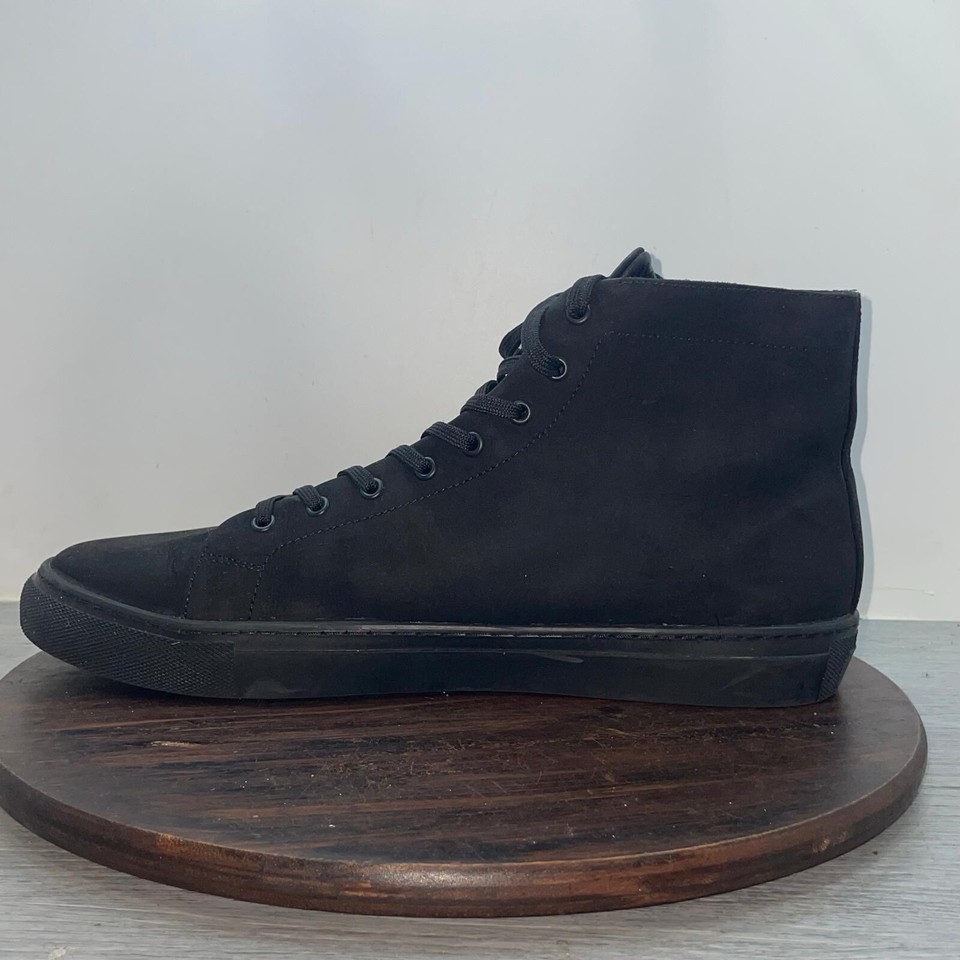 THURSDAY Boots Mens Size 13 Black Leather Premier High Top Sneakers ...