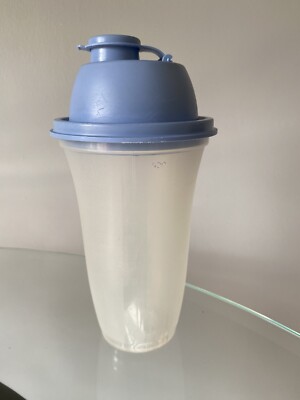 3 pc Set VTG Tupperware Quick Shake Gravy Shaker Mixer Blender 844 Blue ...