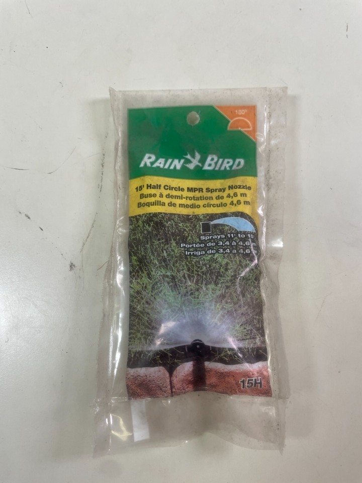 Rain Bird 15H 15' Half Circle MPR Spray Nozzle 180 Degree Nozzle | eBay