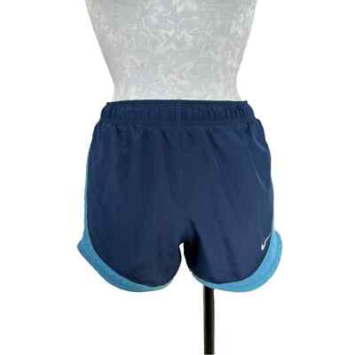 Nike Tempo 3" Dri-Fit Shorts Blue Two Tone Running Built-in Brief Size ...