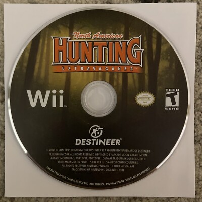 🔥 North American Hunting Extravaganza (Wii, 2008) Mint Disc Only! See ...