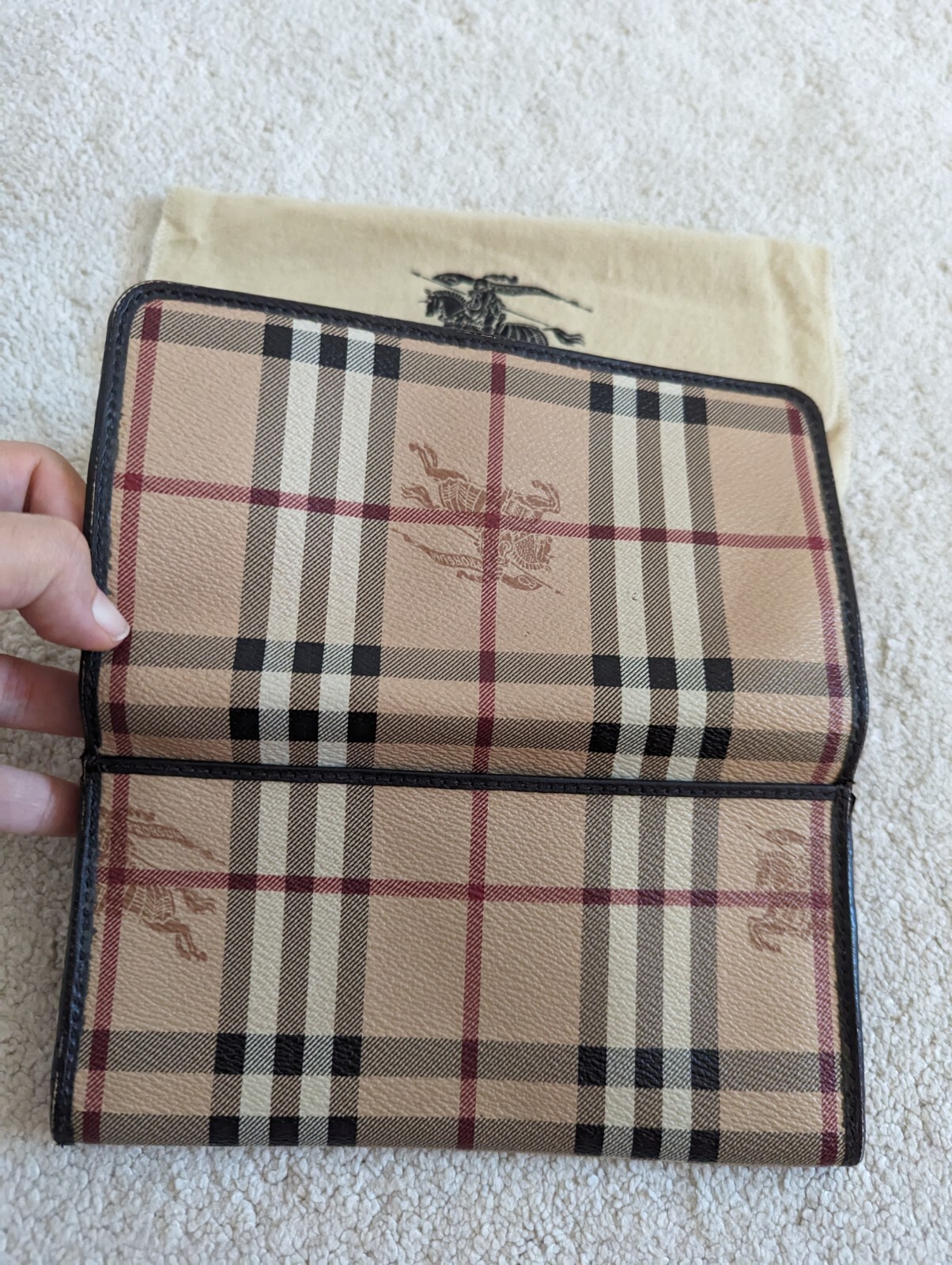 Burberry Women Vintage House Check Beige & Brown Haym… - Gem