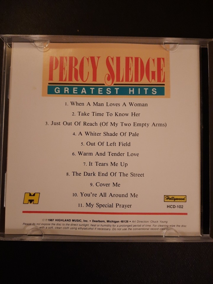 Percy Sledge Greatest Hits CD When A Man Loves A Woman | eBay