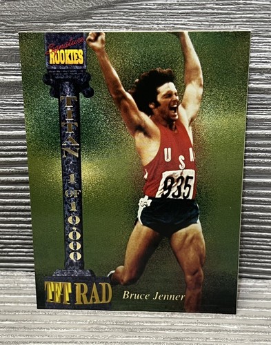 Bruce Jenner 1994 Signature Rookies Tetrad Titans Limited Edition Card ...