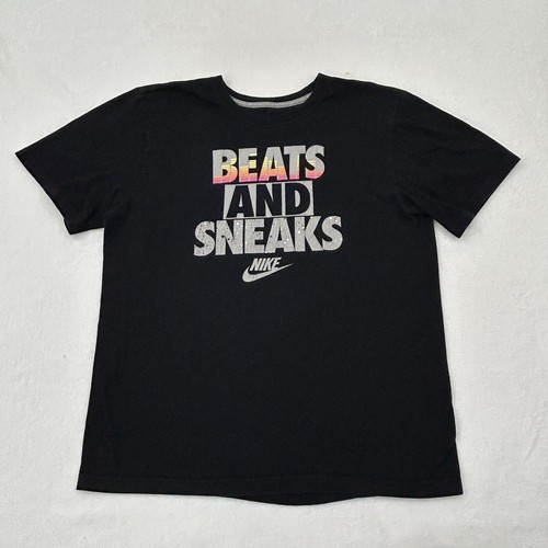 Nike Regular Fit Beats And Sneaks Black Basketball Hip Hop Shoes Shirt ...