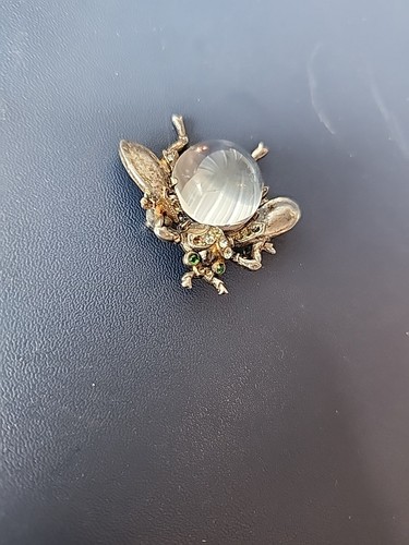 Trifari Sterling Jelly Belly Insect Beetle Bug Costume Pin Brooch ...