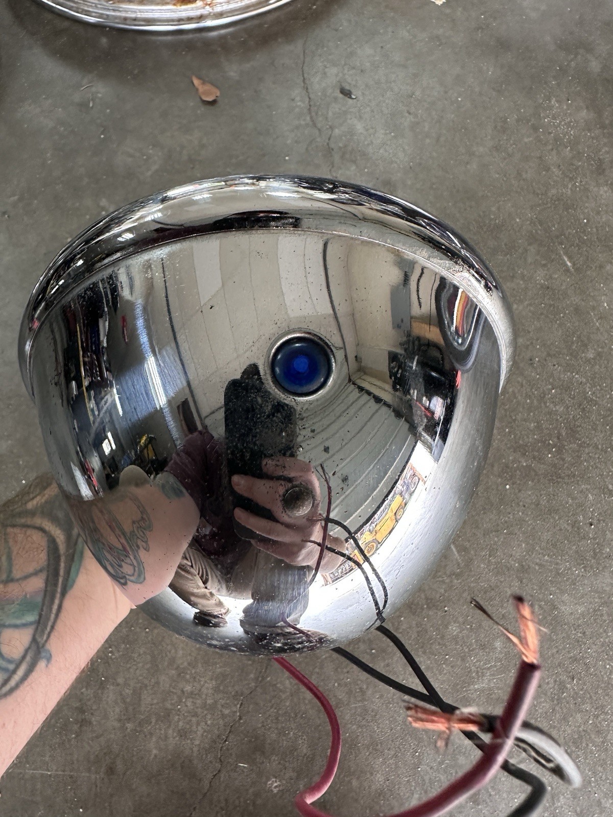 5 3/4” Headlight For Harley Davidson Chopper Bates KD Style Custom | eBay