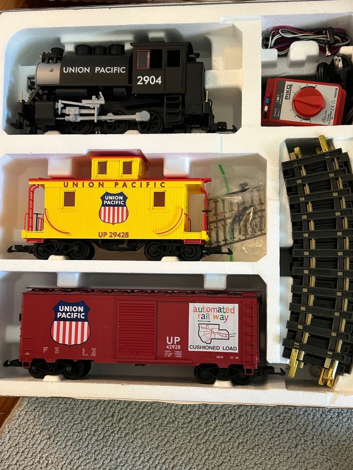 Piko g scale starter train set used once, number 38100. Used one ...